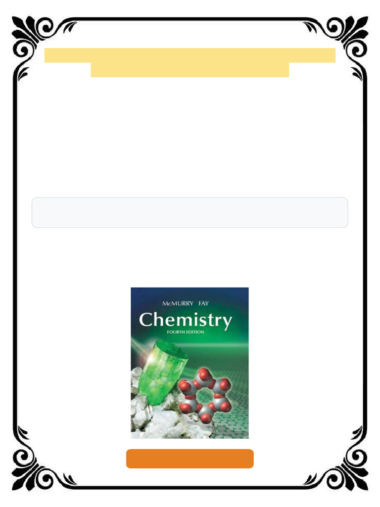 Chemistry 4th Edition John Mcmurry ebook downloadable chapter set | PDF ...