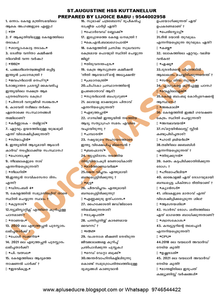 A - Blog-School Social Science Fair-Social Science Quiz-1500 Questions ...