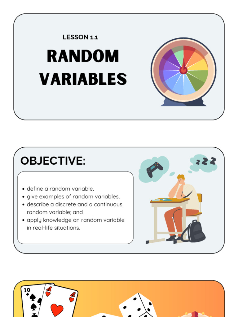 Lesson 1 Wk1 Statistics Probability Q3 | PDF | Probability Distribution | Random Variable