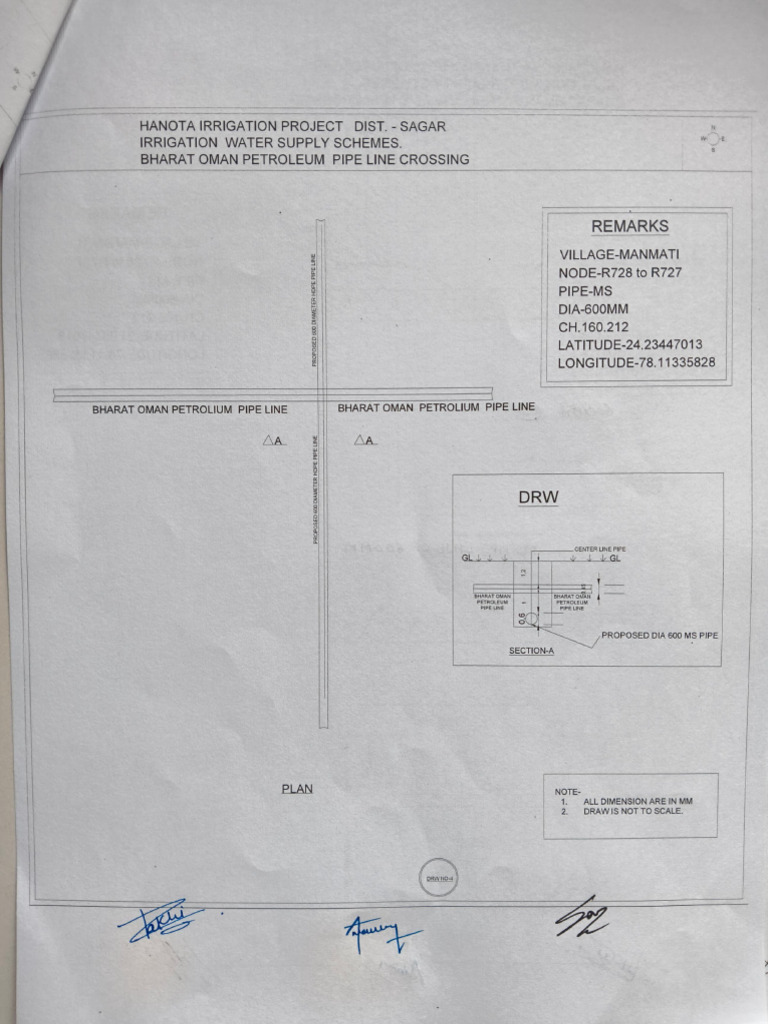 Sagar Hanota Irrigation Project Plan | PDF