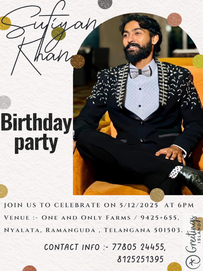 Birthday Party Invitation | PDF