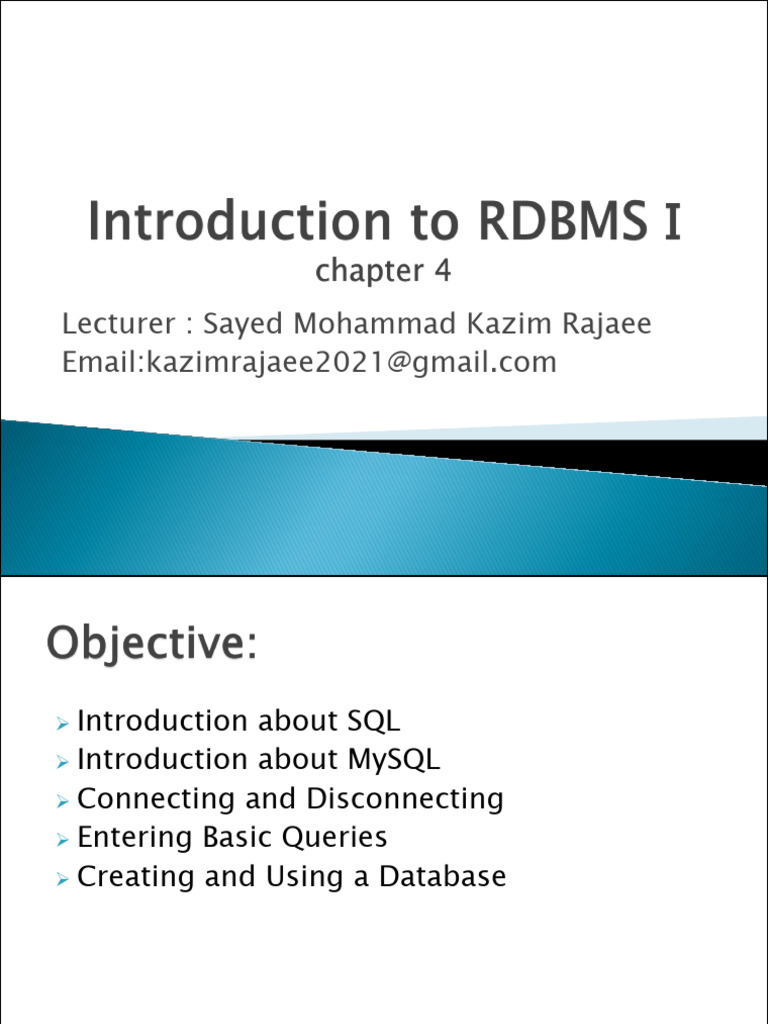Database Fundmental Chapter4 | PDF | Databases | Sql