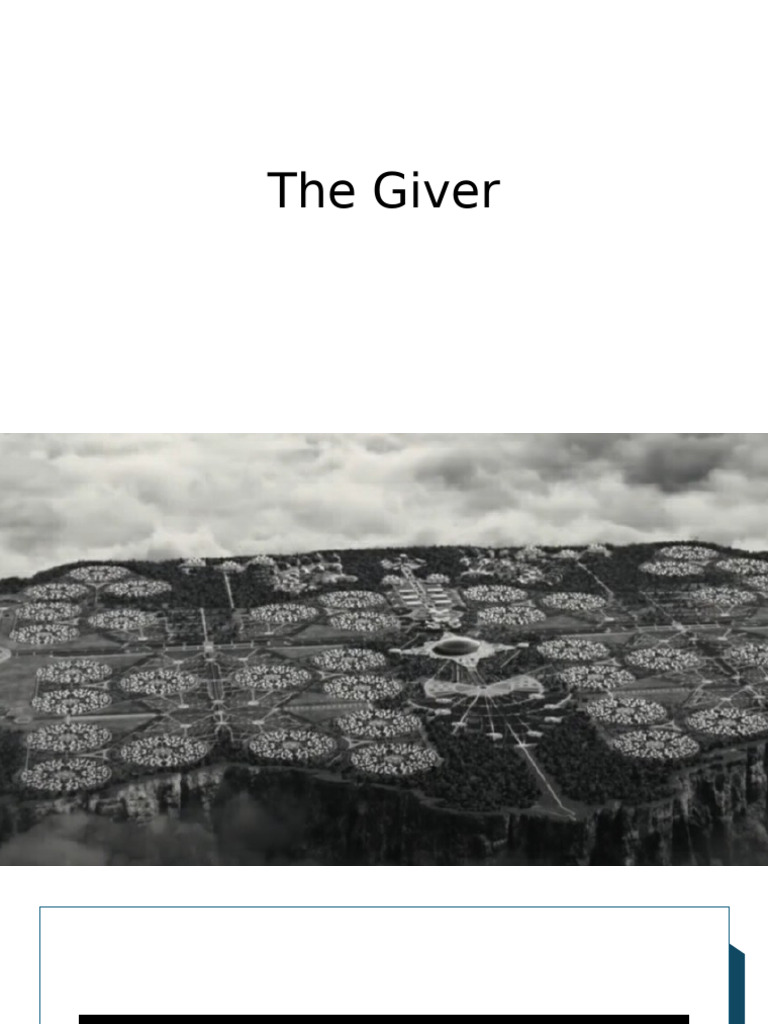 The Giver novel Analysis | PDF