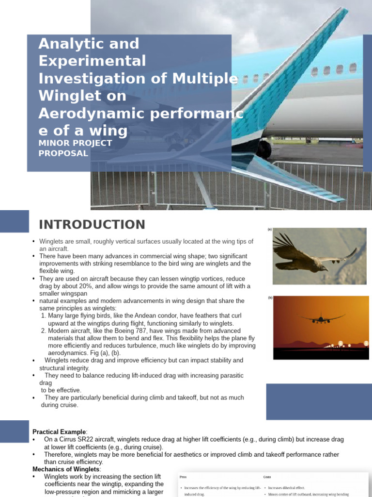 MINOR Project Proposal[1] | PDF | Lift (Force) | Drag (Physics)