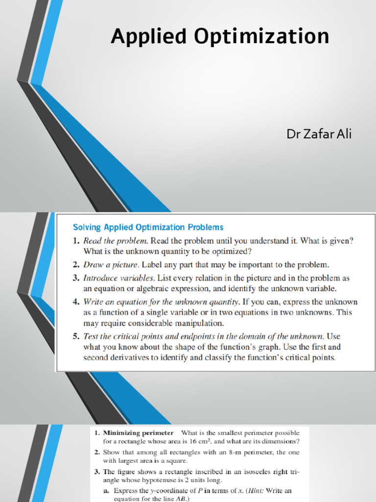 Lecture 9 Applied Optimization | PDF