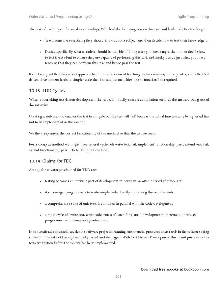 Object Oriented Programming Using C Sharp Pages 11 | PDF | Class (Computer Programming ...