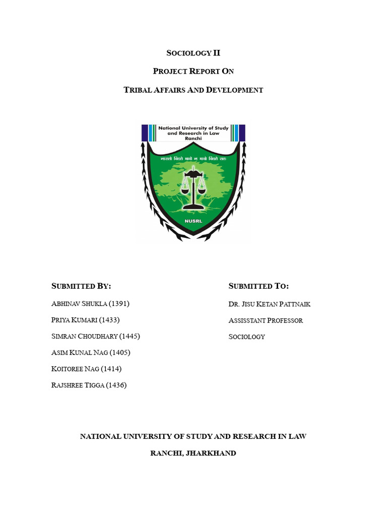 Tribal Affairs and Development Report | PDF | Literacy