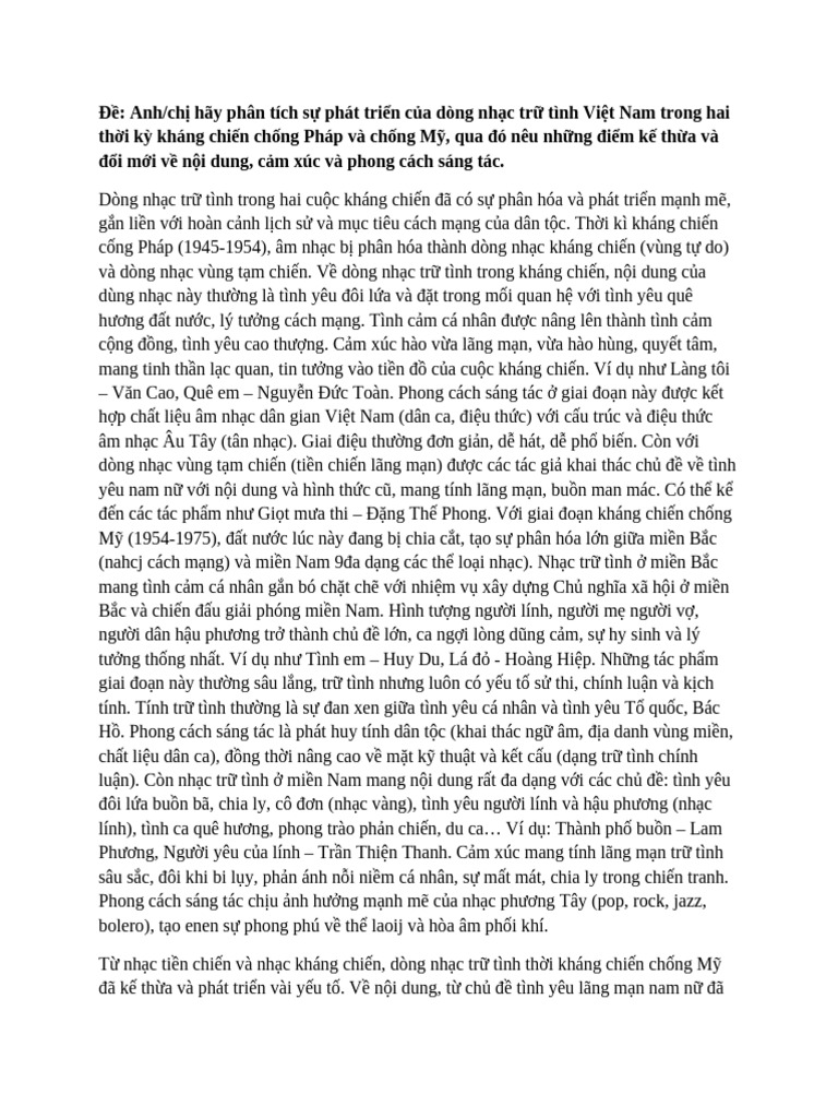 My Thuat Am Nhac Viet Nam Vo Hóng Truc Lam | PDF