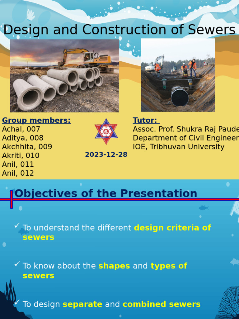 Sewer Design and Construction Guide | PDF | Sanitary Sewer | Pipe ...
