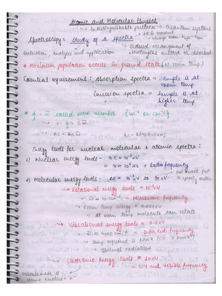 molecular physics notes | PDF