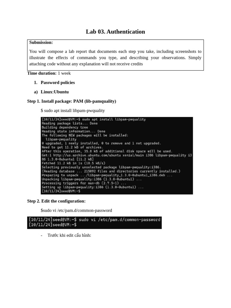 22133059 Lab3 Authentication | PDF
