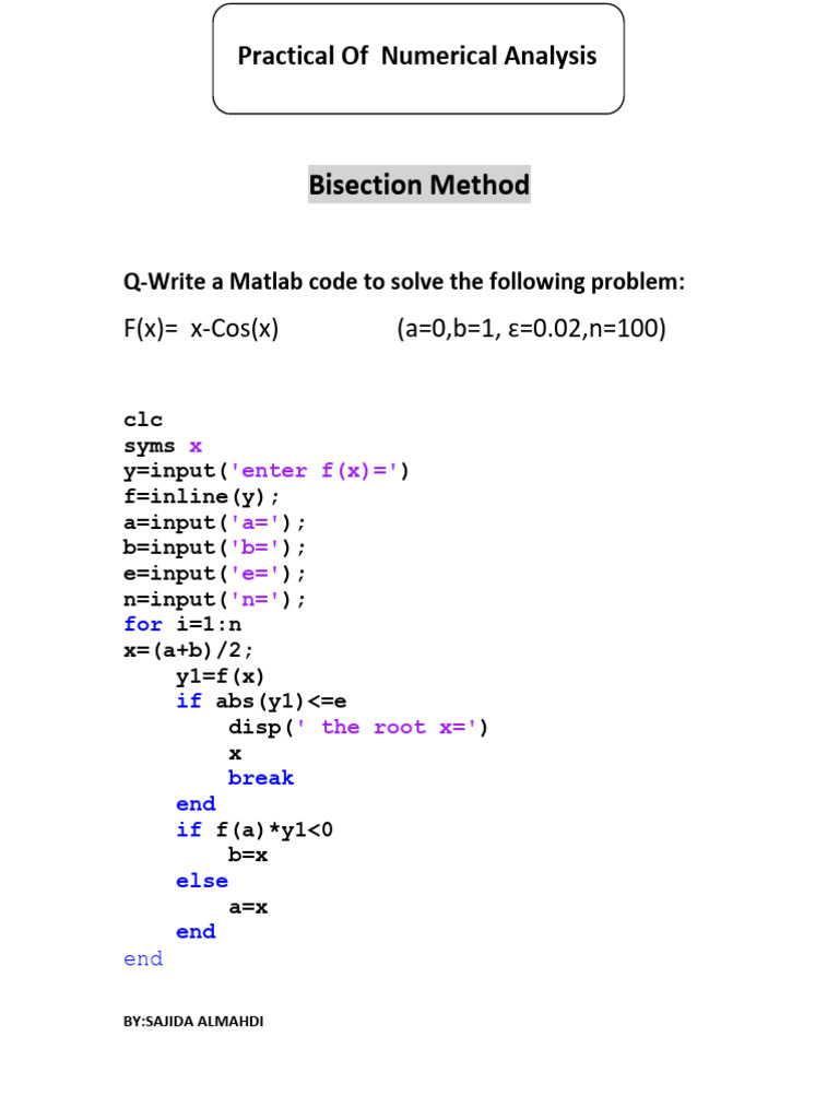 Bisection-Method- (1) | PDF