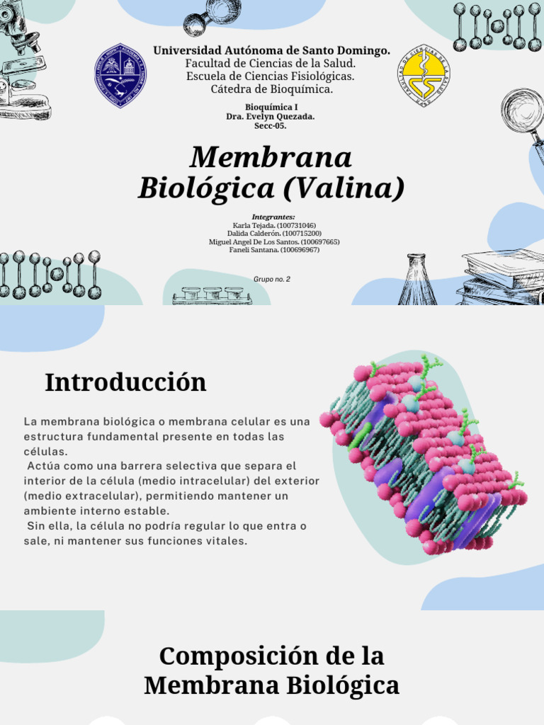 Membrana Biologica-Valina (3) | PDF | Membrana biológica | Membrana celular