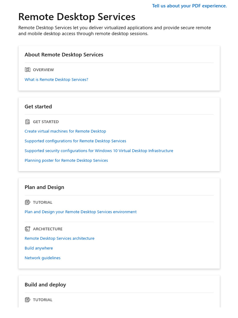 Windows Server Remote Remote Desktop Services | PDF | Remote Desktop ...