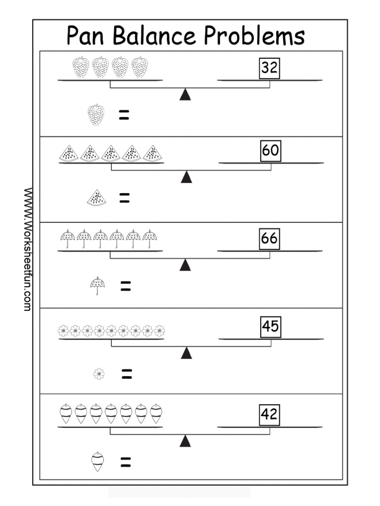Balance Problems 10 | PDF