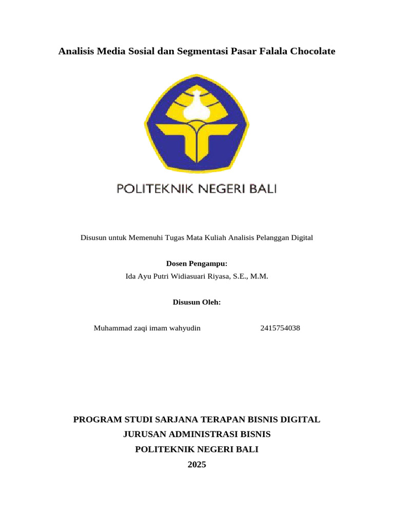 Segmentasi Pasar Konsumen Momoyo | PDF
