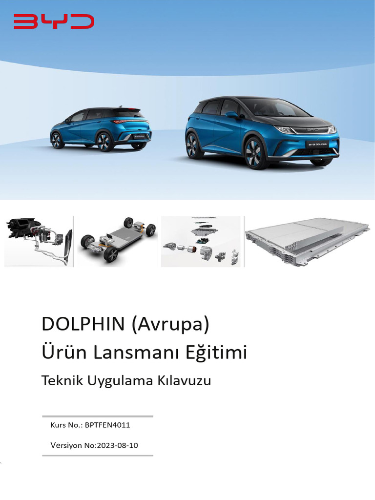 BPTFEN4011 - BYD Dolphin Live Course Training Manual - TR-TR | PDF