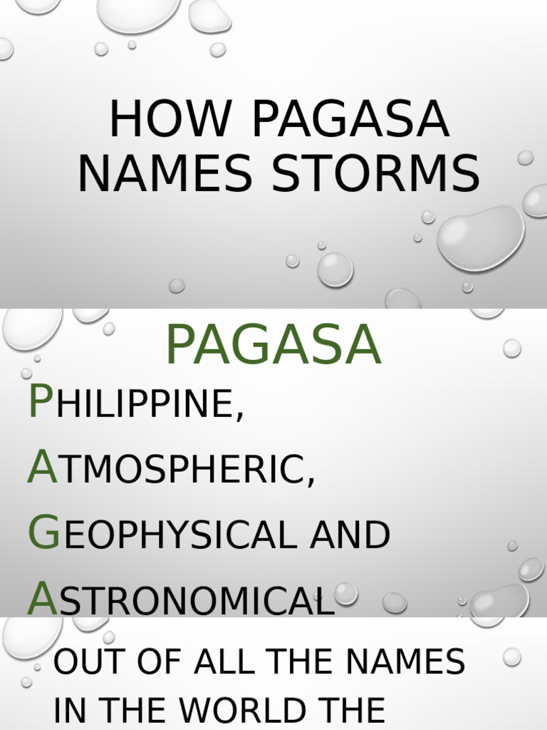 How PAGASA Names Typhoons in the Philippines | PDF