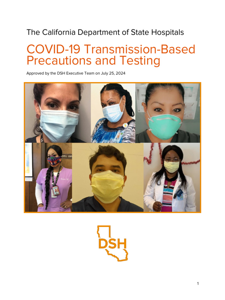 COVID-19 Guidelines for California Hospitals | PDF | Personal ...