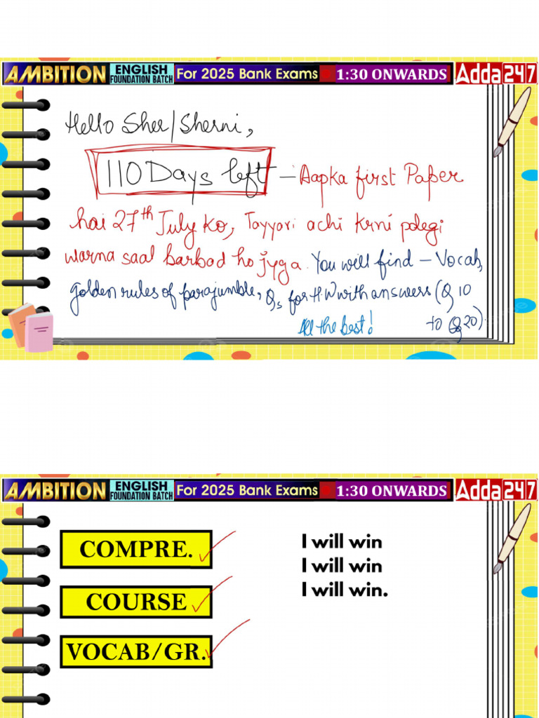 Kinjal Mam Parajumble | PDF