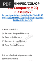 DCA Online Test: 50 MCQ Questions | PDF | Floppy Disk | Computer Data ...