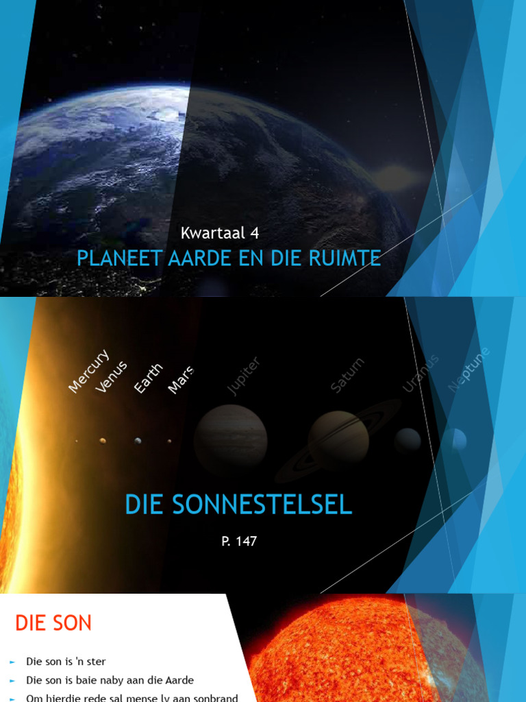 Gr. 8 PLANEET AARDE EN DIE RUIMTE - Copy.pptx | PDF