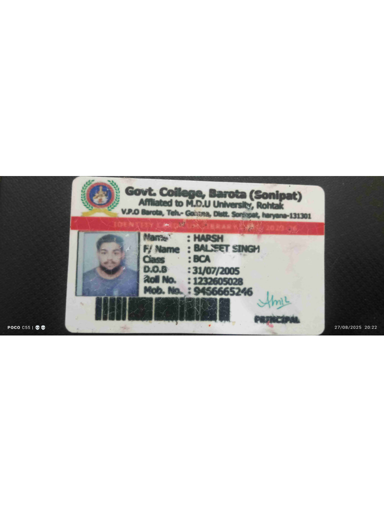 Id Card | PDF