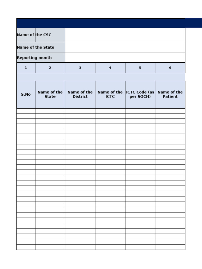 ICTC-ARTC Linkage Tracking Sheet | PDF