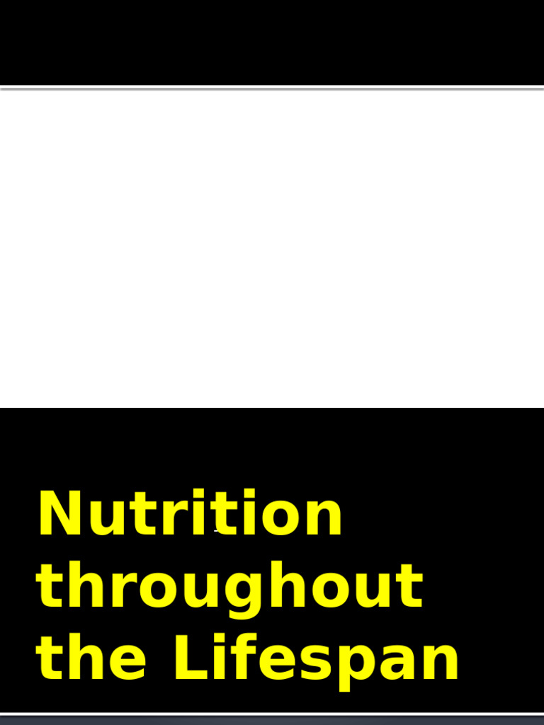 Nutrition Across Life Stages | PDF | Pregnancy | Fetus
