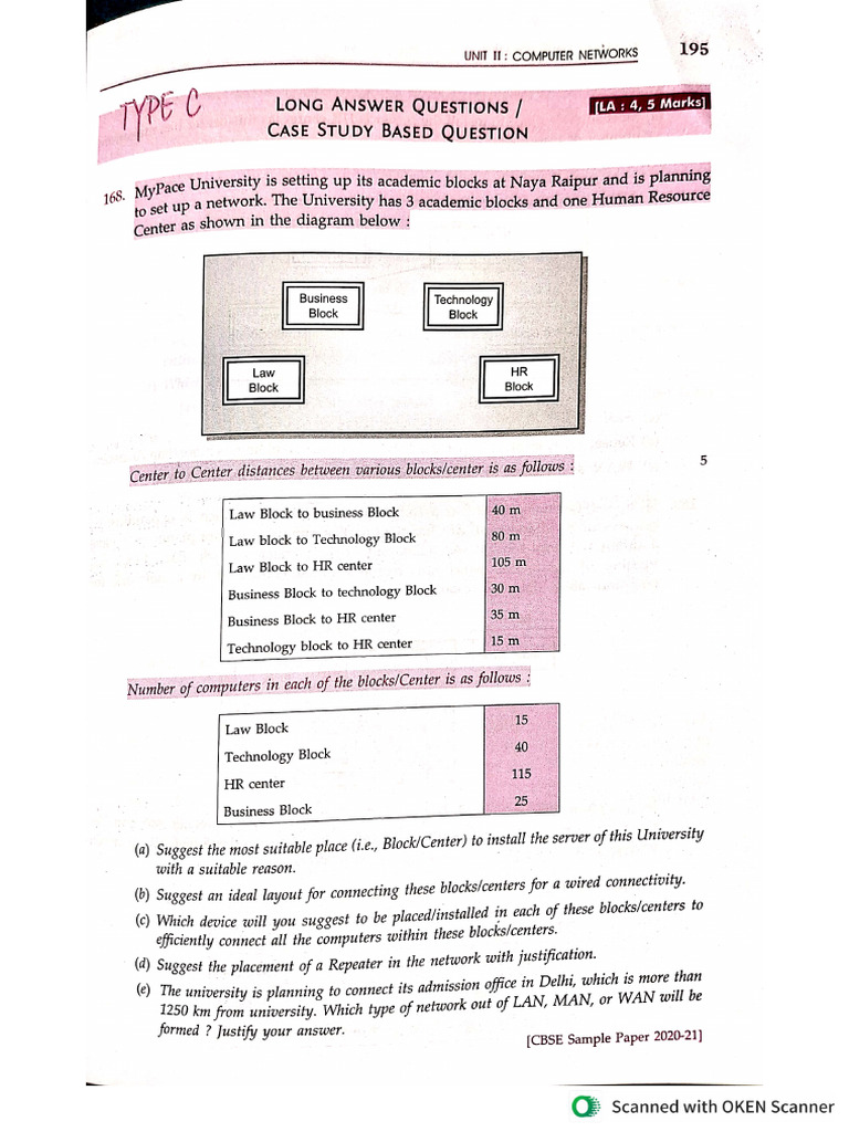 Networking Long Answers Xii | PDF