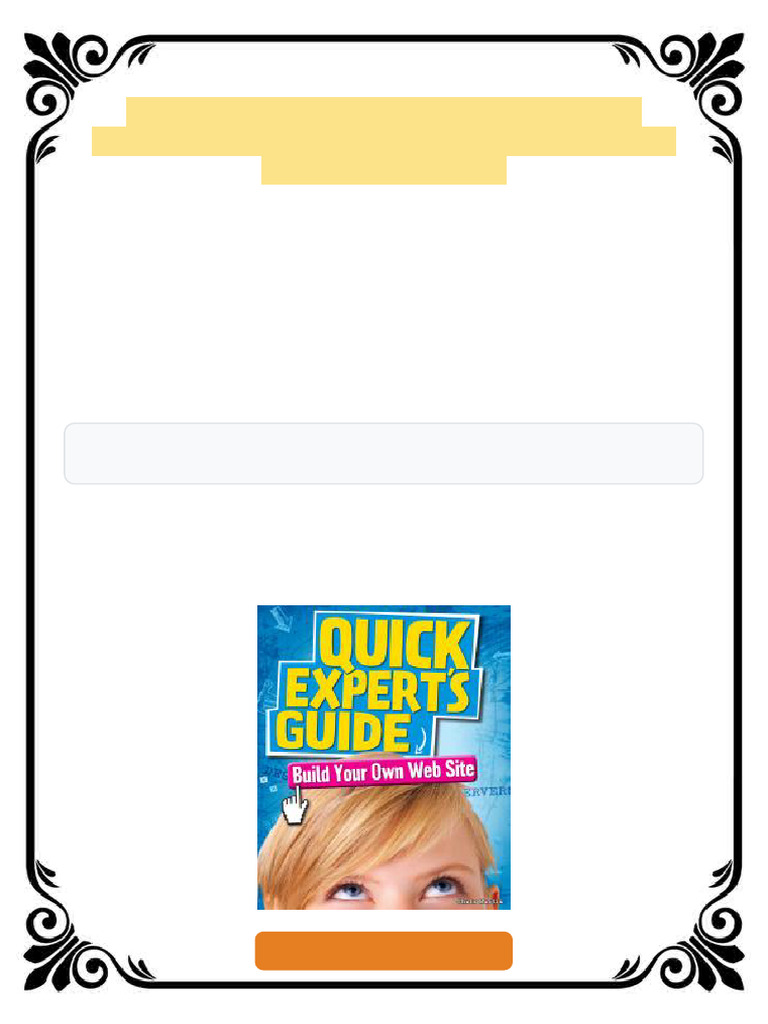 Build Your Own Web Site 1st Edition Chris Martin ebook core content ...