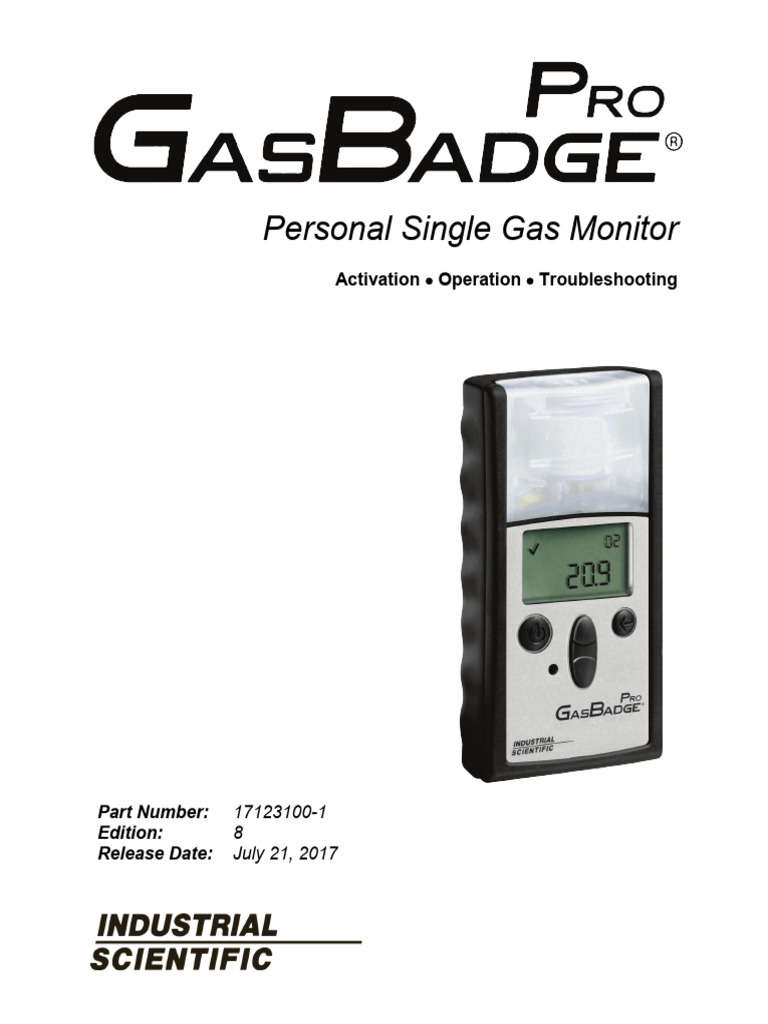 Pro GasBadge - Personal Single Gas Monitor (Ammonia) | PDF | Calibration