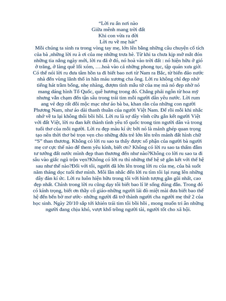 Lời ru ẩn nơi nào | PDF