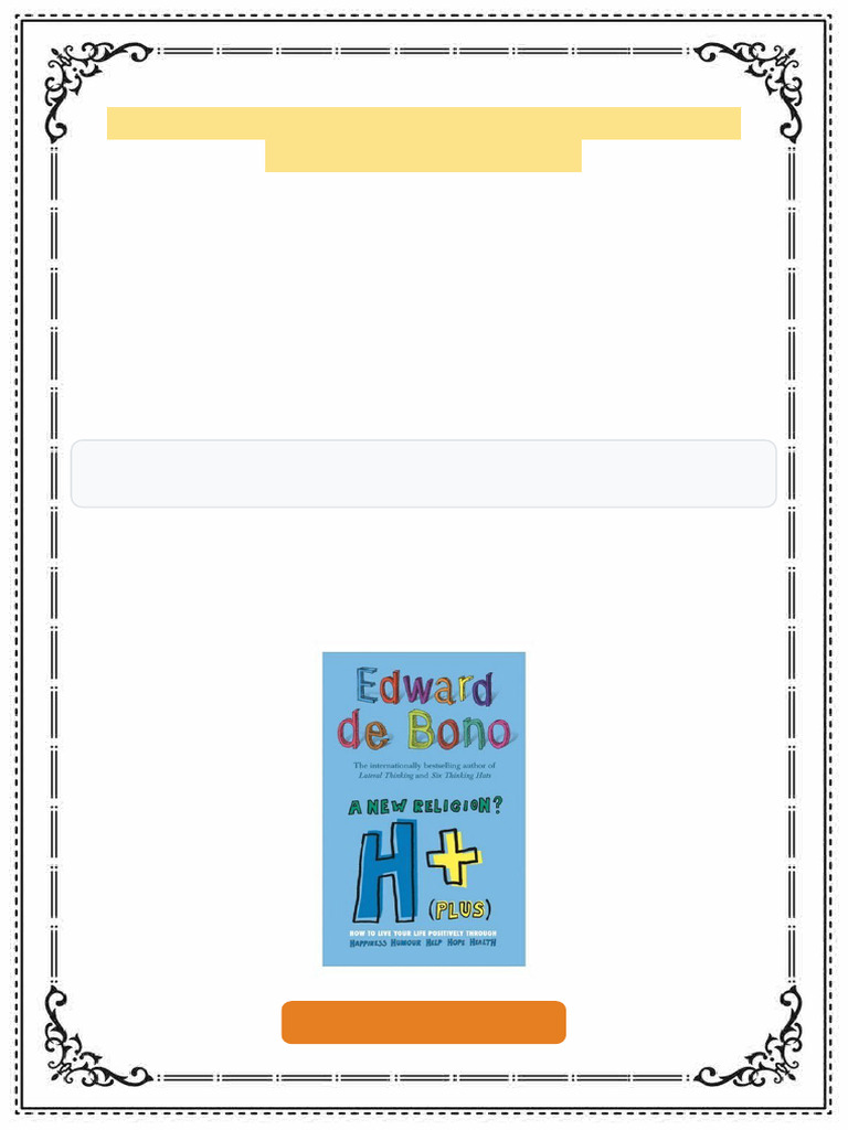H Plus Edward de Bono Ebook Stable PDF | PDF | Zoology