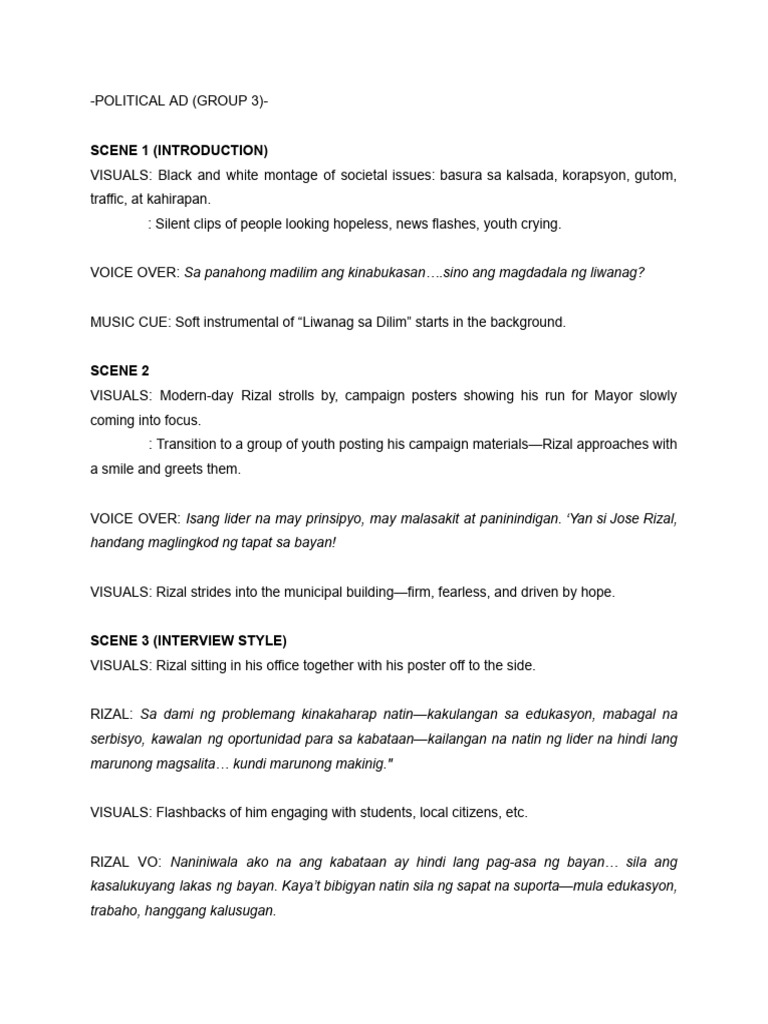 Political Ad Group 3 | PDF