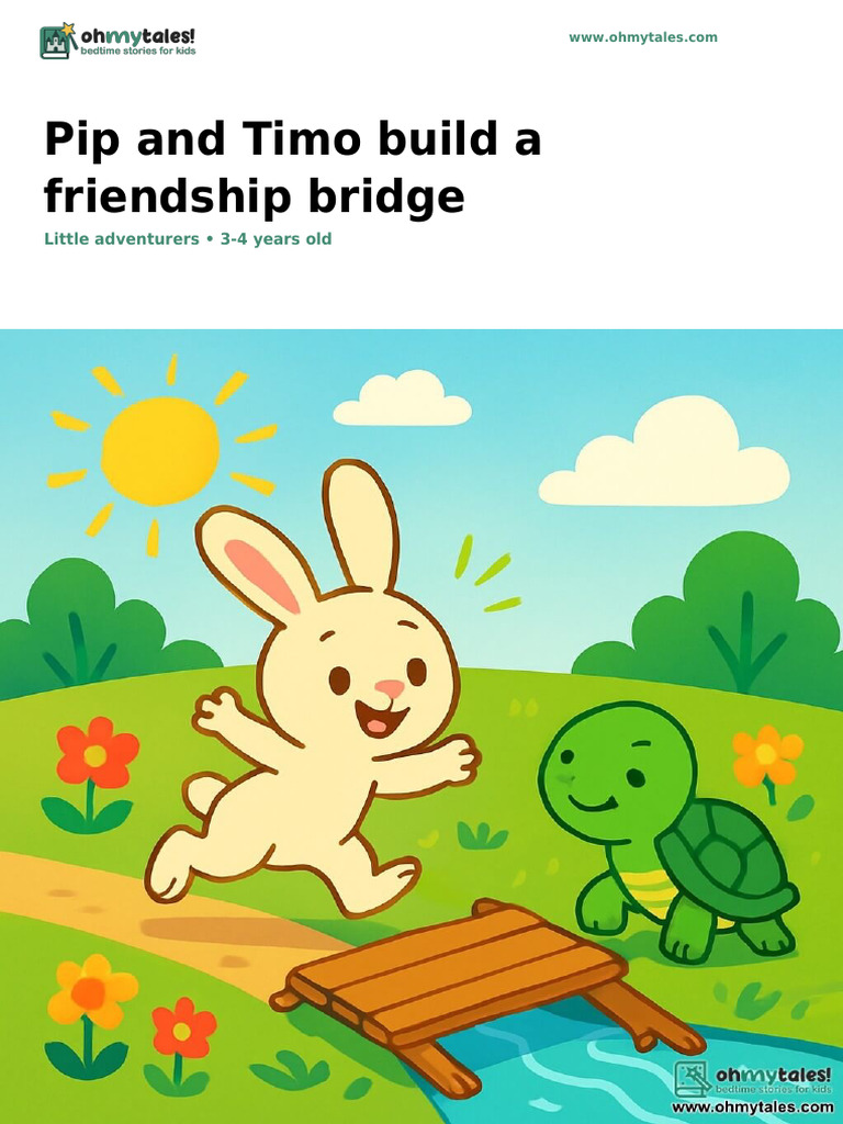 Pip and Timo's Friendship Bridge Adventure | PDF