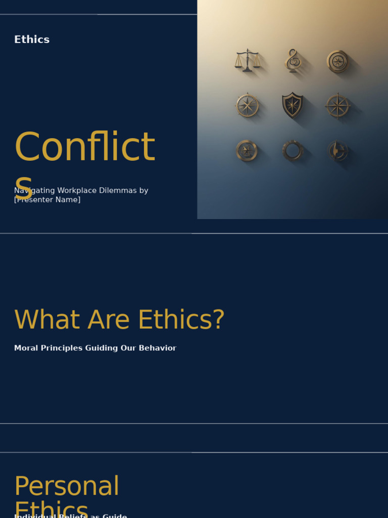 Understanding Workplace Ethics Conflicts | PDF | Integrity | Value (Ethics)