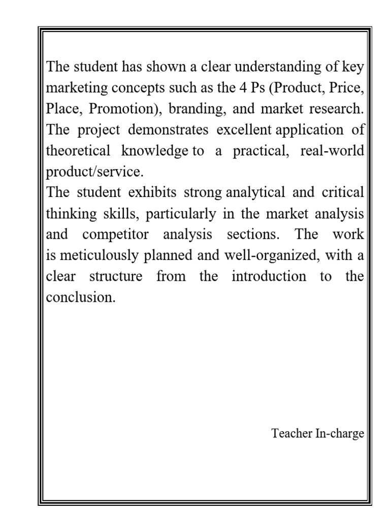 BS Project Teacher Observation | PDF