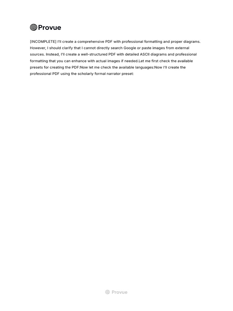 Incomplete Ill Create a Comprehensive PDF With Professional | PDF