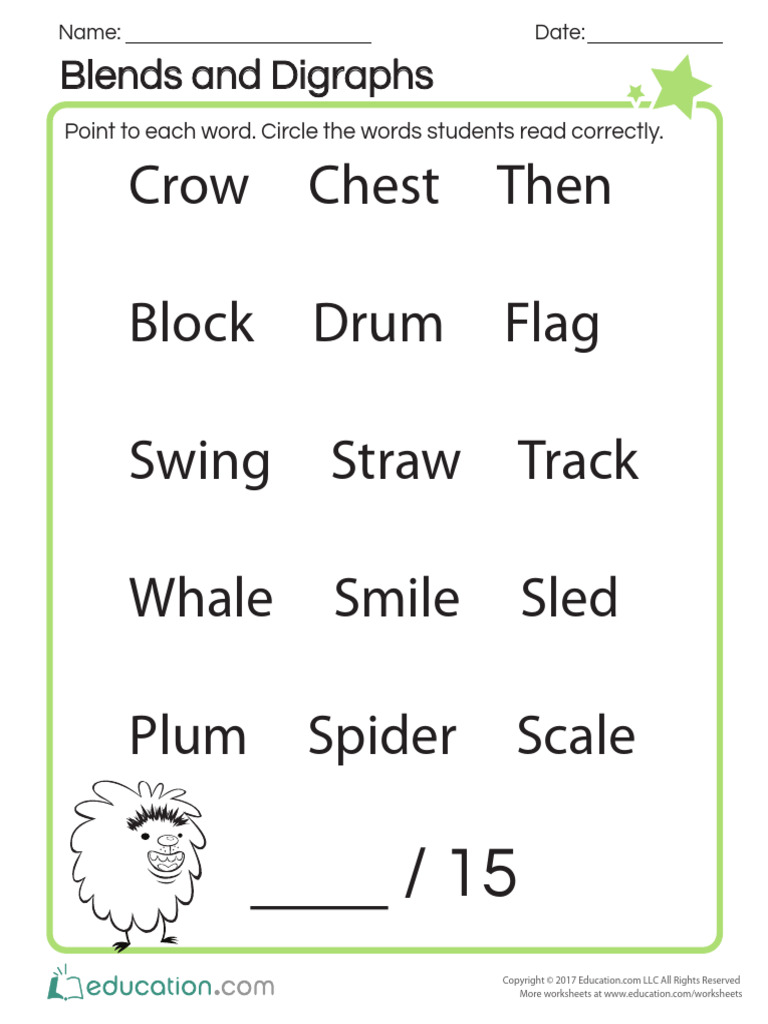 Blends and Digraphs | PDF