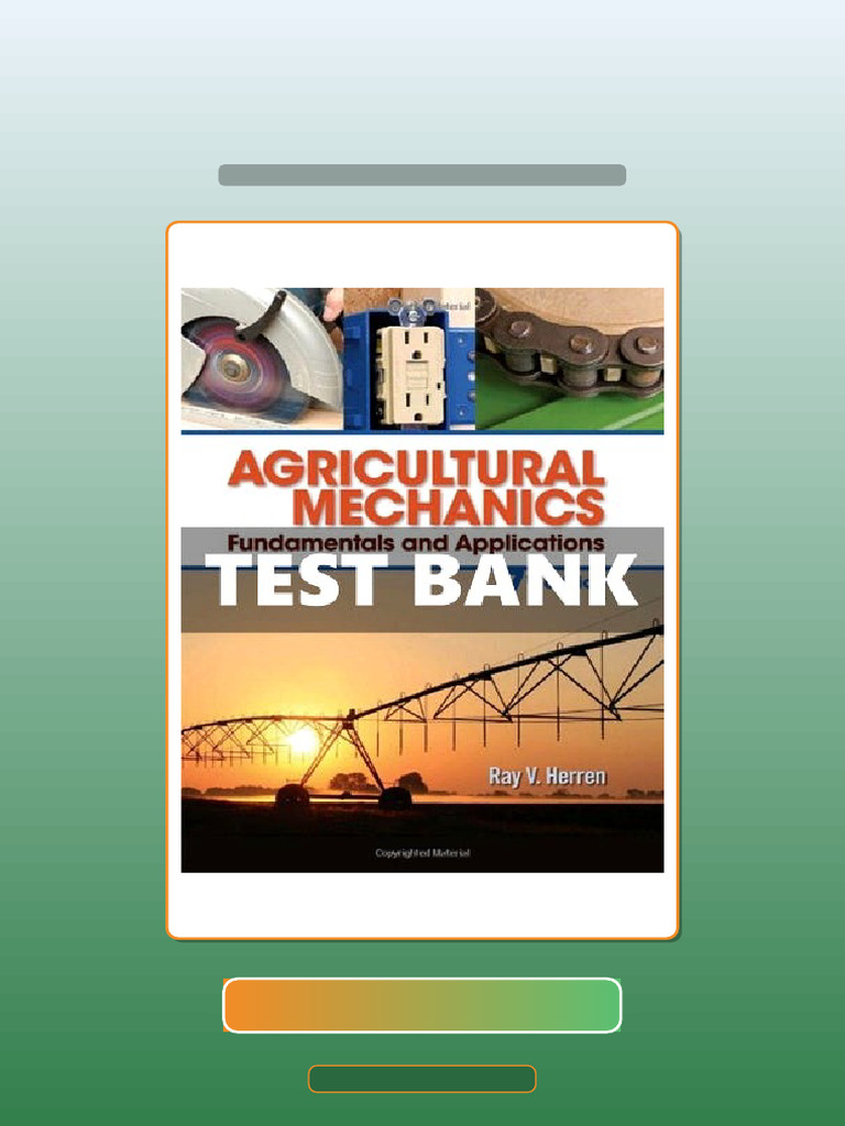 Agricultural Mechanics Fundamentals and Applications 7 Ed Herren Ebook ...