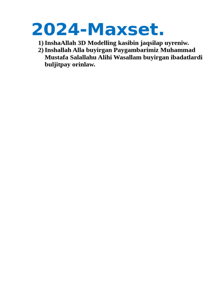 2024 Maxset | PDF