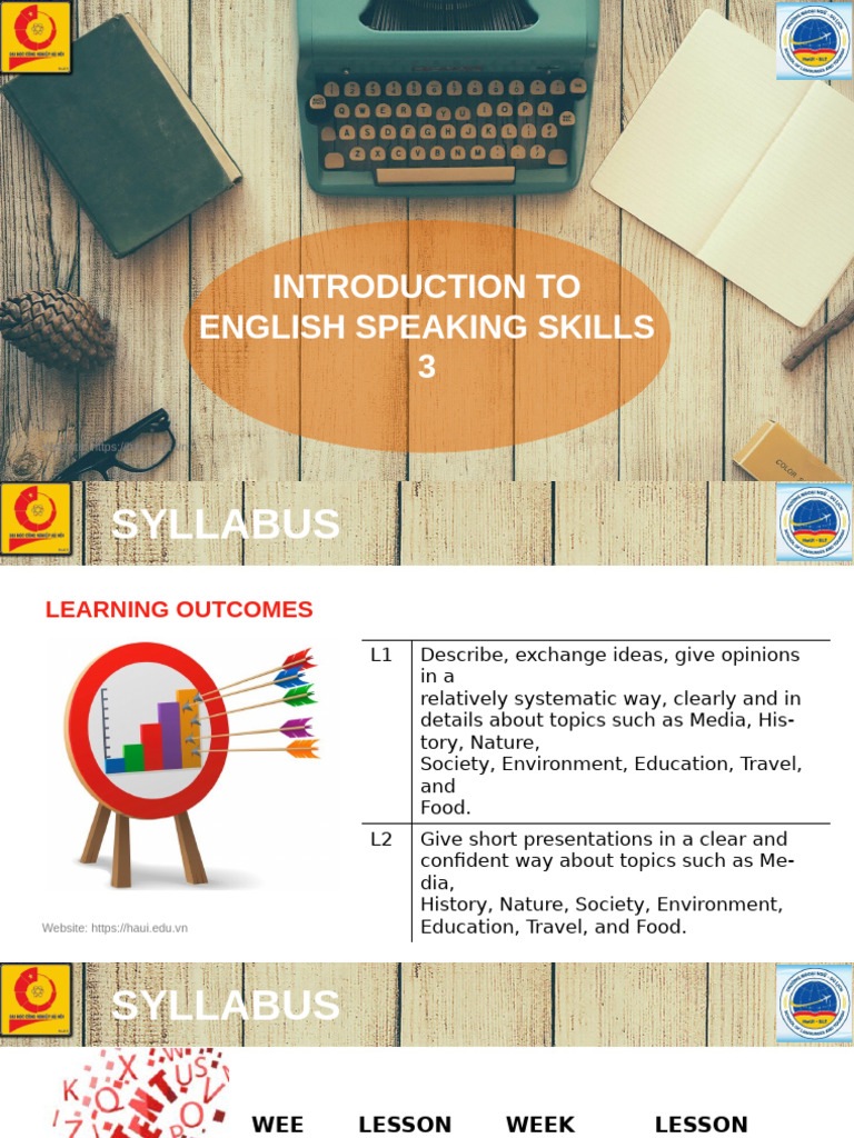 English Speaking Skills Course Syllabus | PDF | Applied Linguistics ...