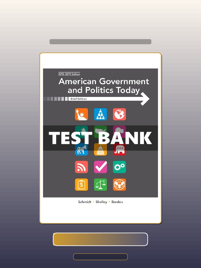 American Government and Politics Today Brief 10 Ed Schmidt eBook and ...