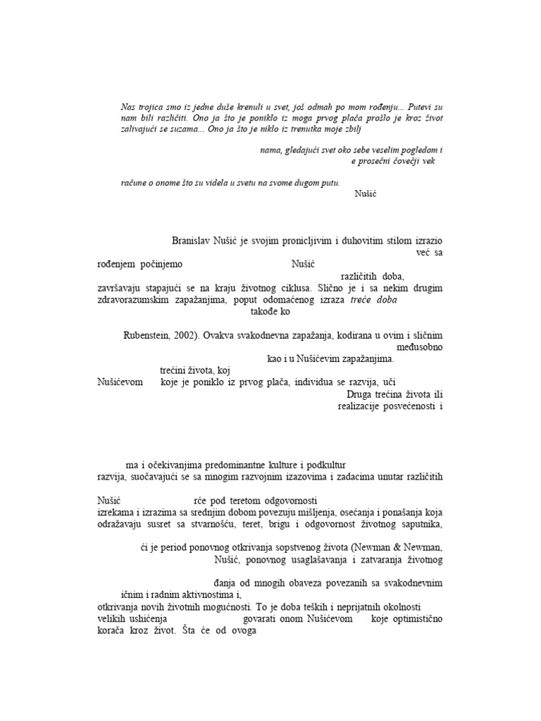 Ontogeneza 3 | PDF