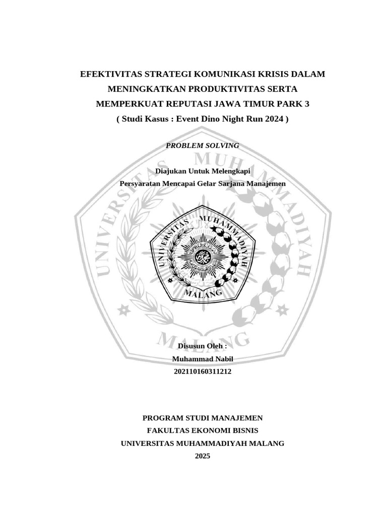 Template Skripsi | PDF