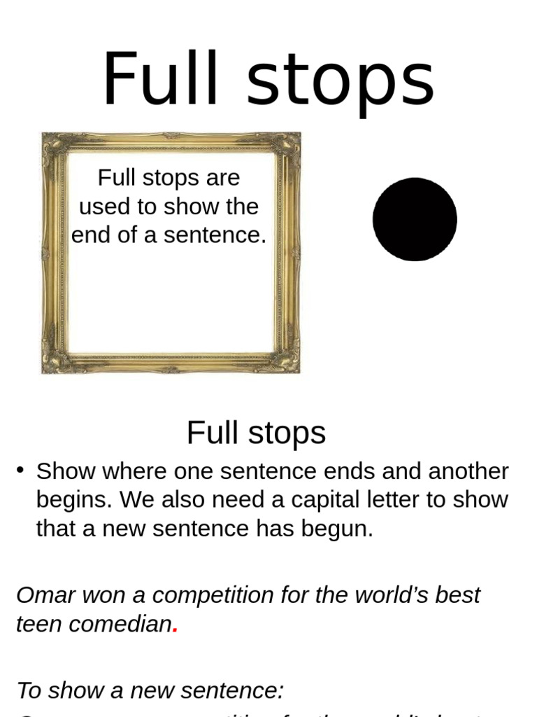 Al Tarakmah Ali - Commas and Full Stops - Tips and Practice | PDF