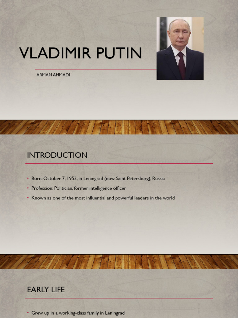 Vladimir Putin: Life, Leadership, Legacy | PDF