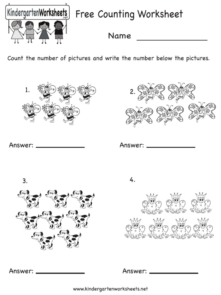 Free Counting Worksheet | PDF