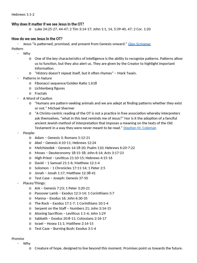 Discovering Jesus in the Old Testament | PDF | Book Of Exodus | Book Of ...